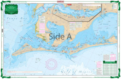 Anna Maria Sound and Sarasota Bay Large Print Navigation Chart 21E