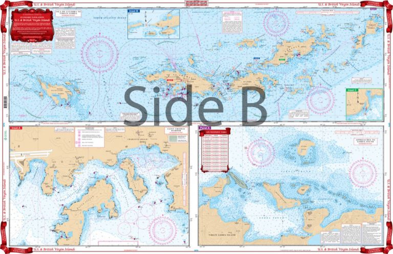 U.S. and British Virgin Islands Navigation Chart 32 - Waterproof Charts