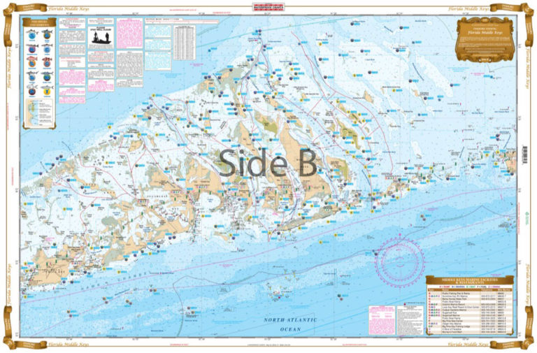Coverage of Florida Middle Keys Inshore Fishing Chart 34F