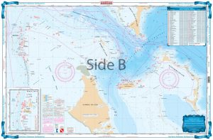 Northern Bahamas Bathymetric Offshore Fishing and Dive Chart 120F