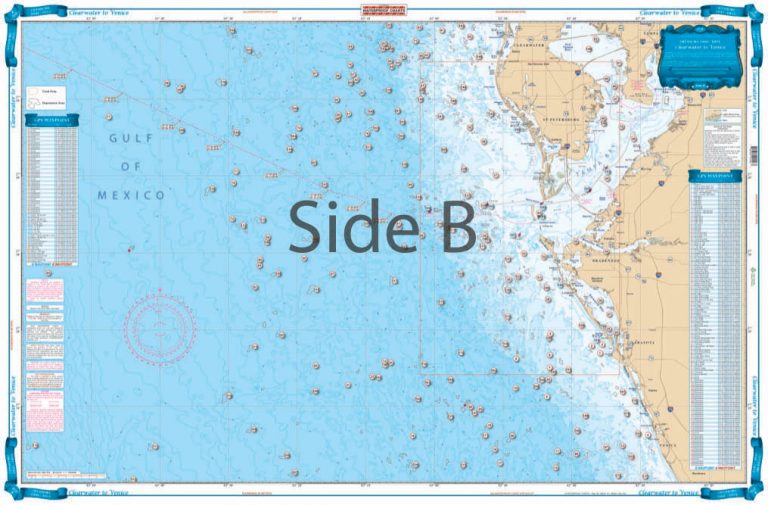 Coverage of Clearwater to Venice Fishing navigation chart