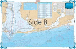 Mobile Bay to Pensacola Offshore Fish and Dive Chart 94F